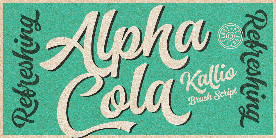 Kallio Brush Font