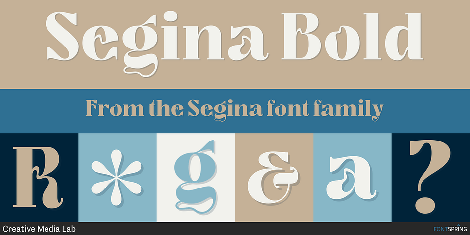 Segina Bold Font