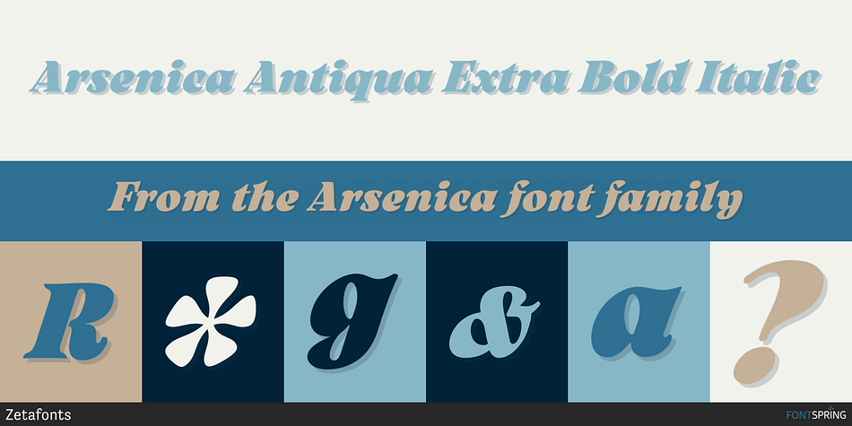 Arsenica Antiqua Pack Font