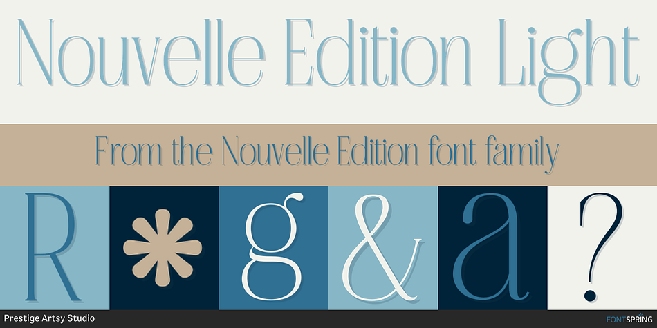 Nouvelle Edition Light Font