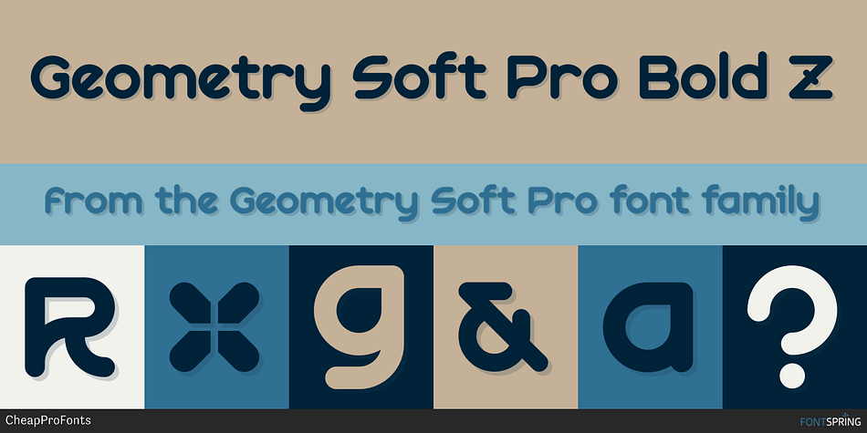 Geometry Soft Pro Bold Z Font