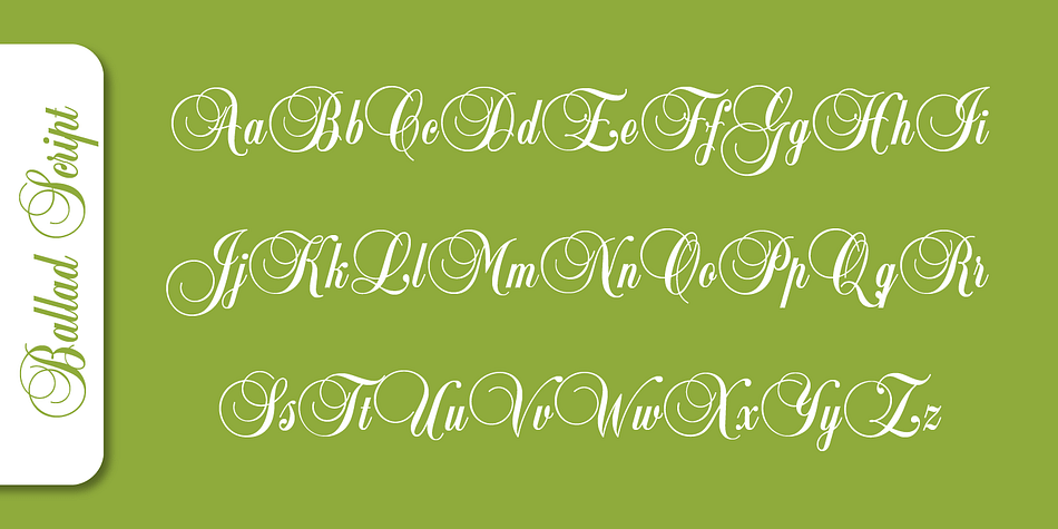Ballad Script Pro Font Family by SoftMaker - Fontspring