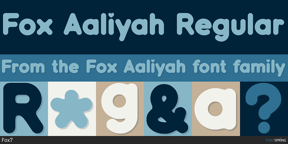 Fox Aaliyah Regular Font