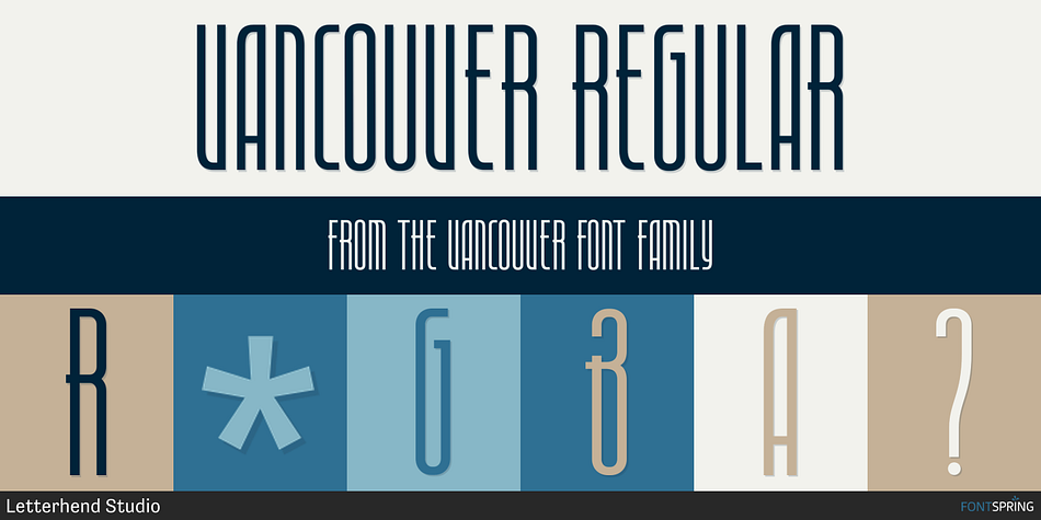Vancouver Regular Font
