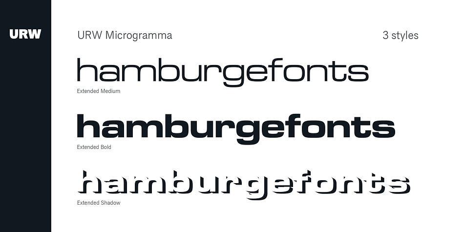 URW Microgramma Font
