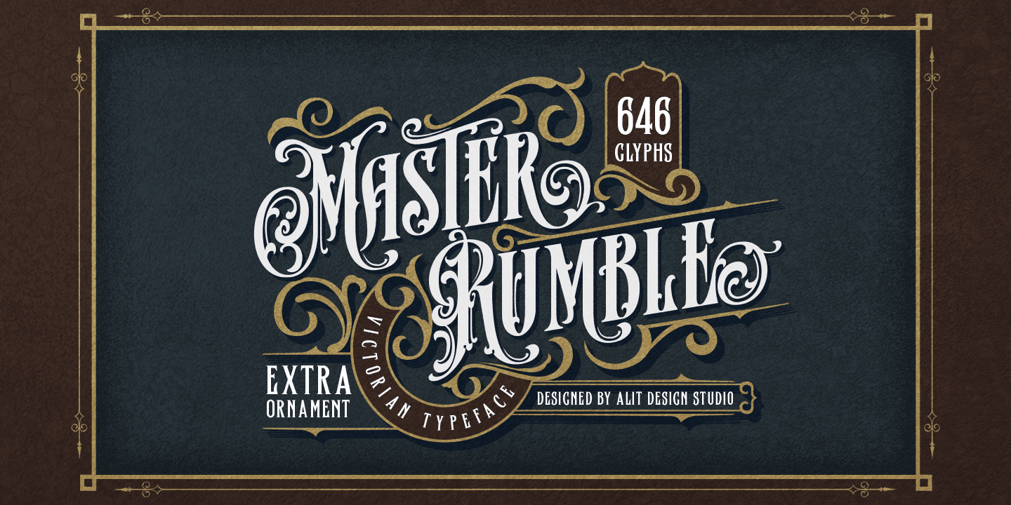 Master Rumble Font