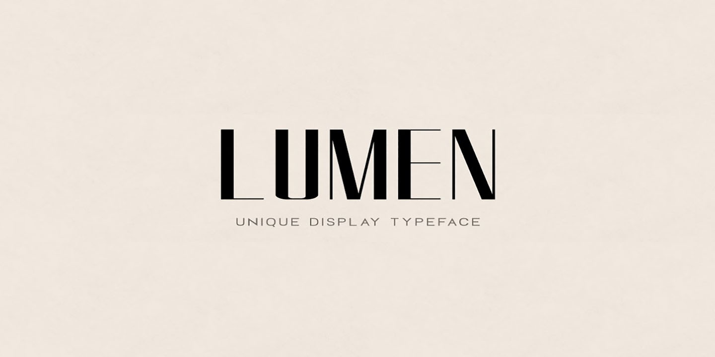 LUMEN Font