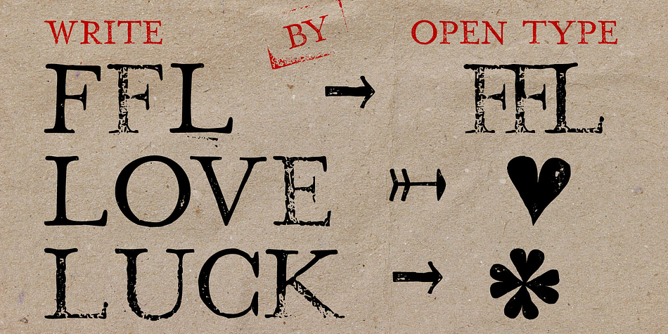 Hand Stamp Play Rough Serif Font