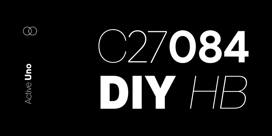 Active Uno Font