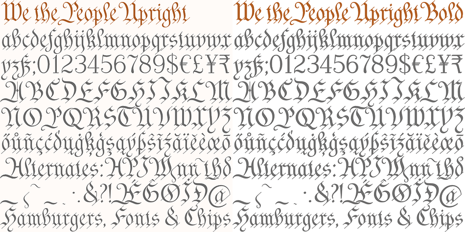 We The People Font