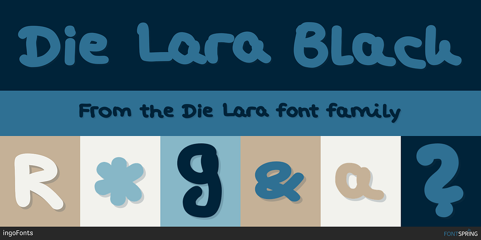 Die Lara Black Font