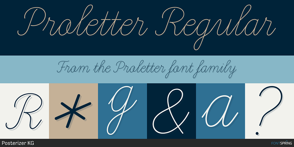 Proletter Regular Font