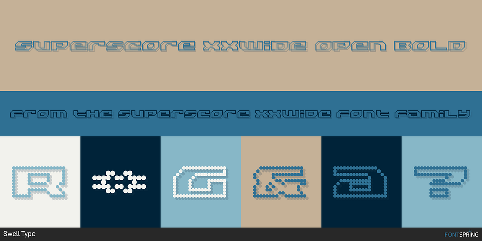 Superscore XXWide Open Bold Font
