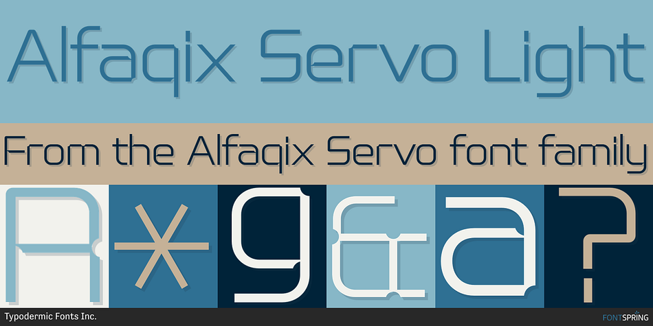 Alfaqix Servo Light Font
