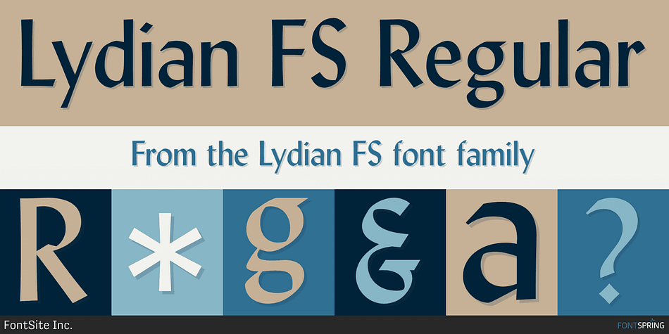 Lydian FS Font