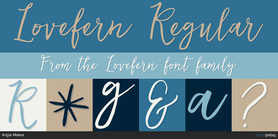Lovefern Regular Font