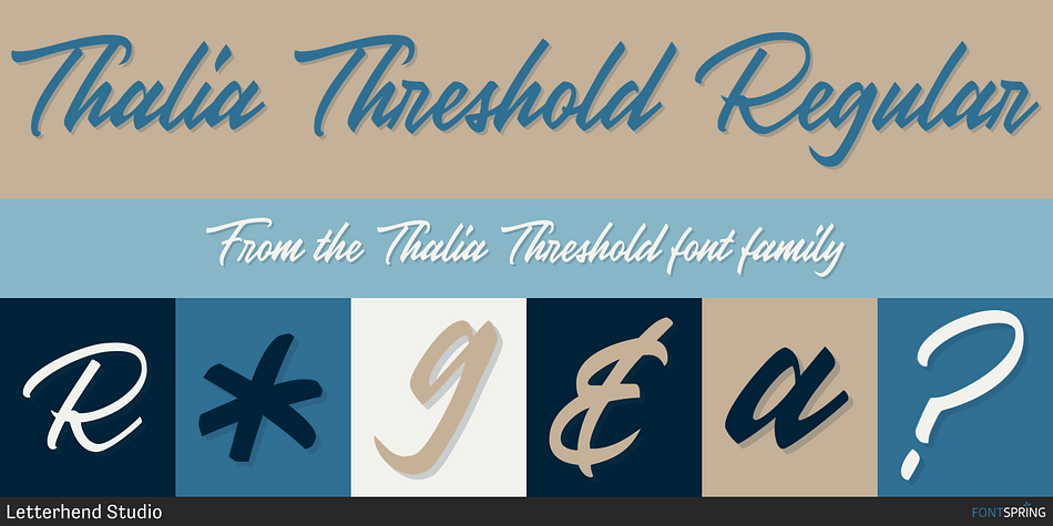 Thalia Threshold Regular Font