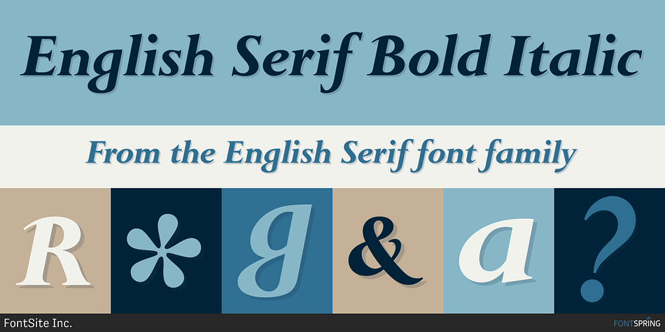 English Serif Font