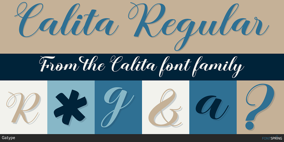 Calita Regular Font