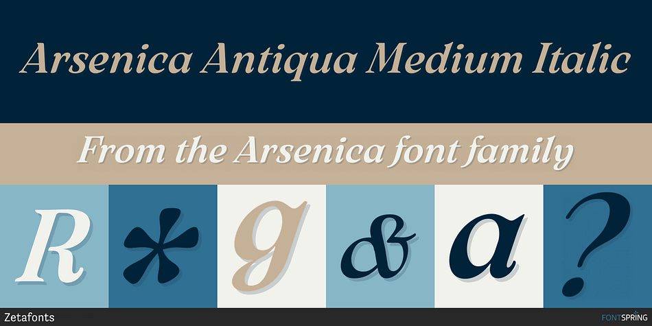 Arsenica Antiqua Pack Font