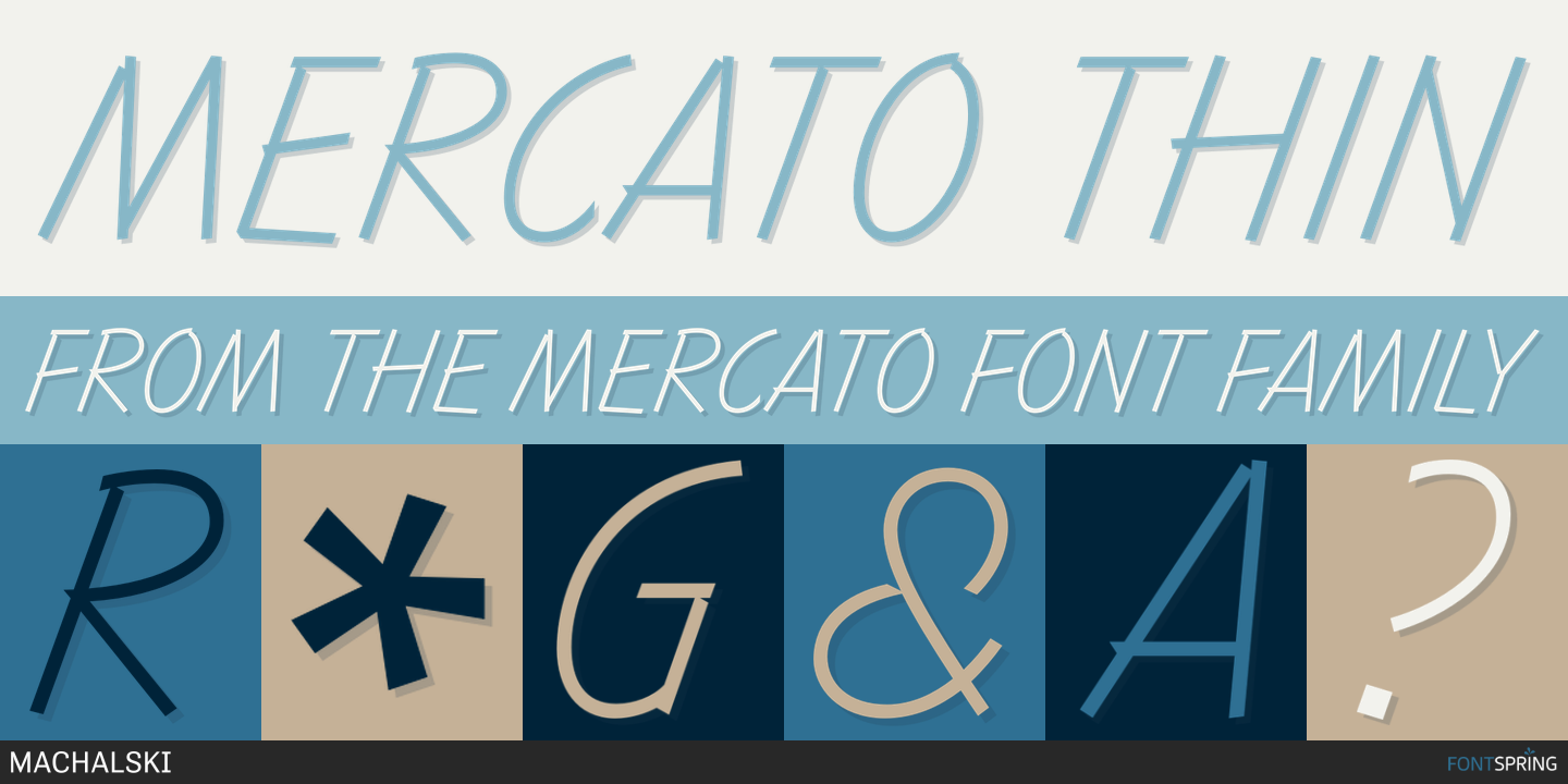 MERCATO Font