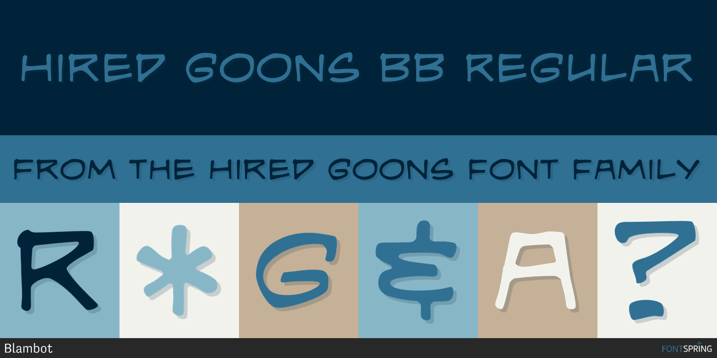 Hired Goons Font
