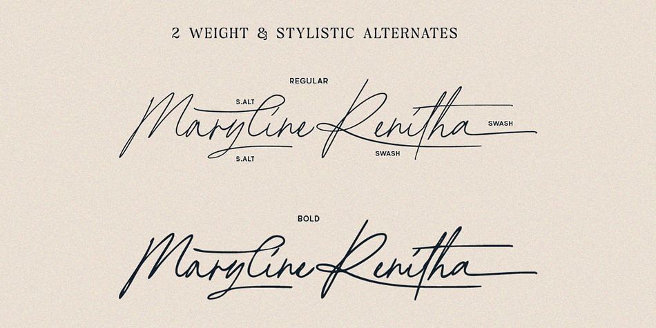 Andreas Signature Font