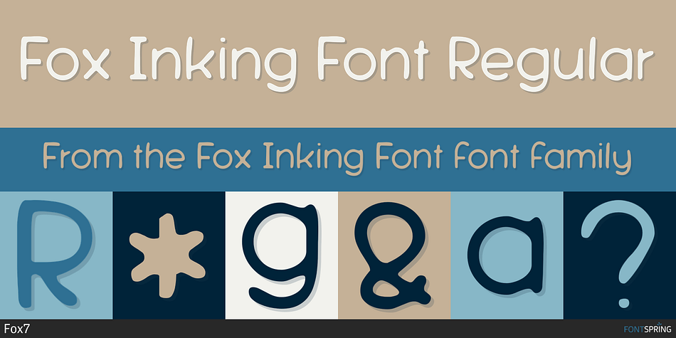 Fox Inking Font Regular Font