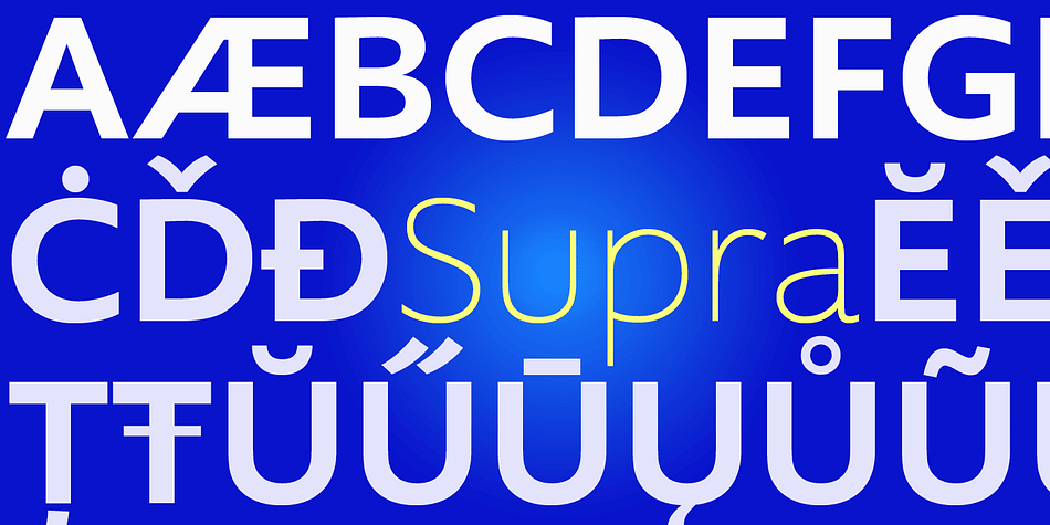 Supra Font