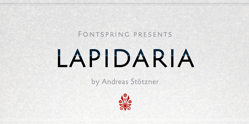 Lapidaria Font