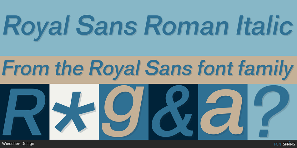 Classic Sans Roman Font