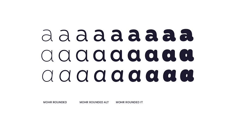 Mohr Rounded Font