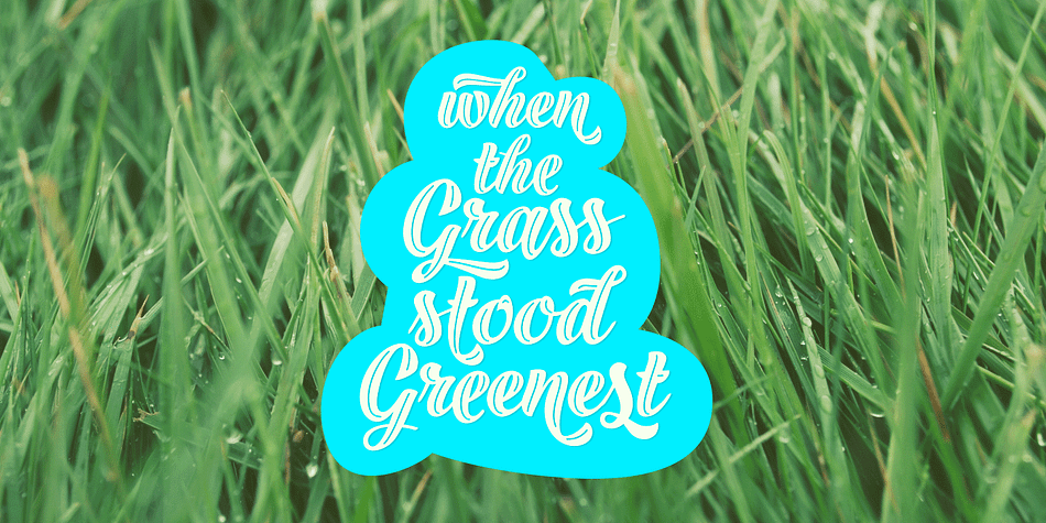 Black Script Font