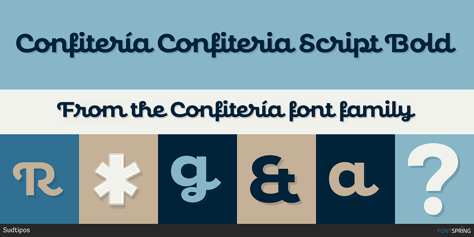 Confitería Bold + Dingbats Font