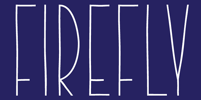 Firefly Font