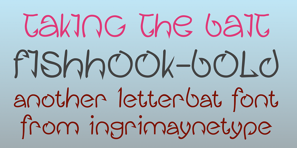Fishhook Font