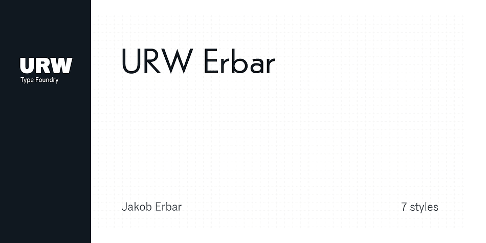 URW Erbar Font