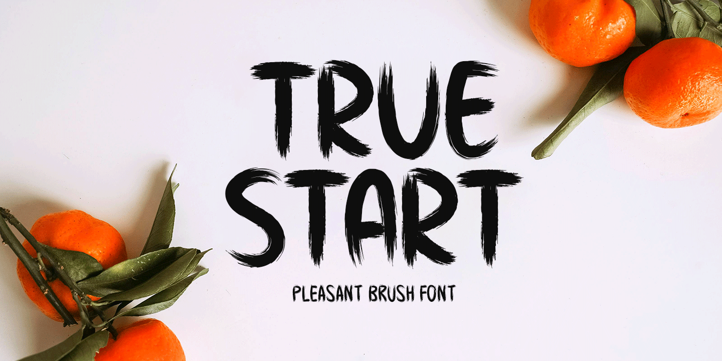 True Start Font