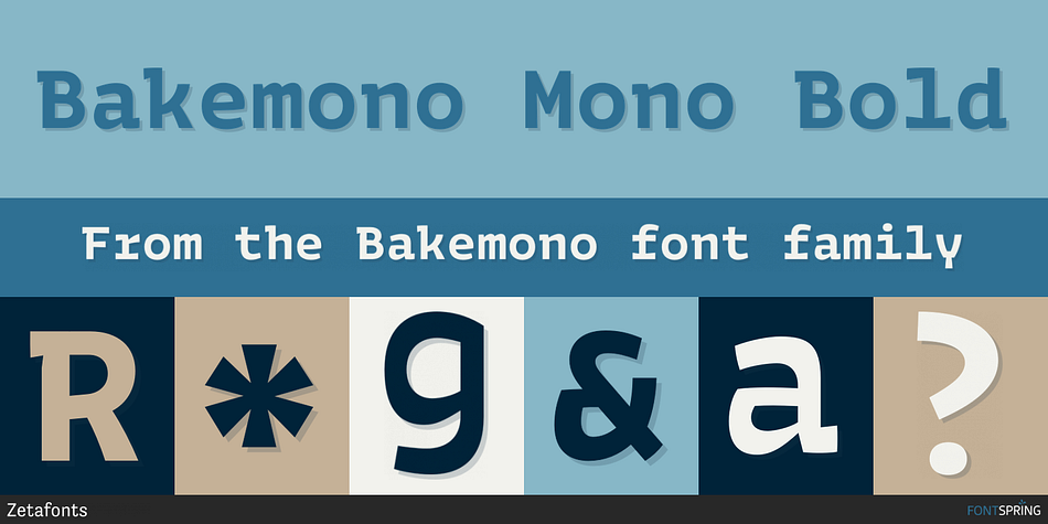 Bakemono Mono Bold Font