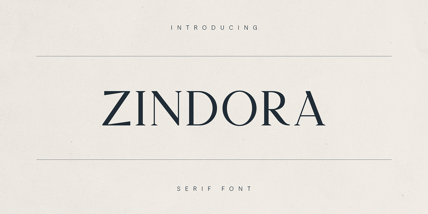 Zindora Font