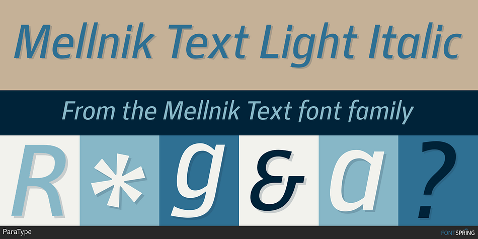 Mellnik Text Font