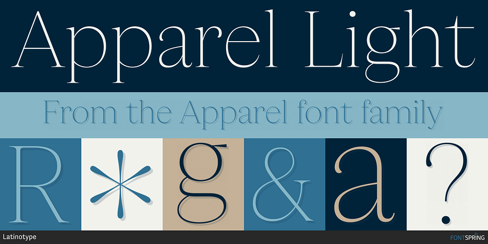 Apparel Light Font