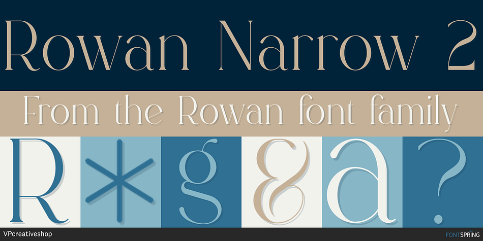 Rowan Narrow 2 Font
