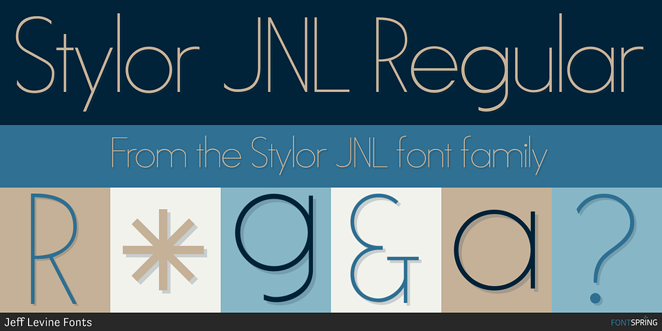 Stylor JNL Font