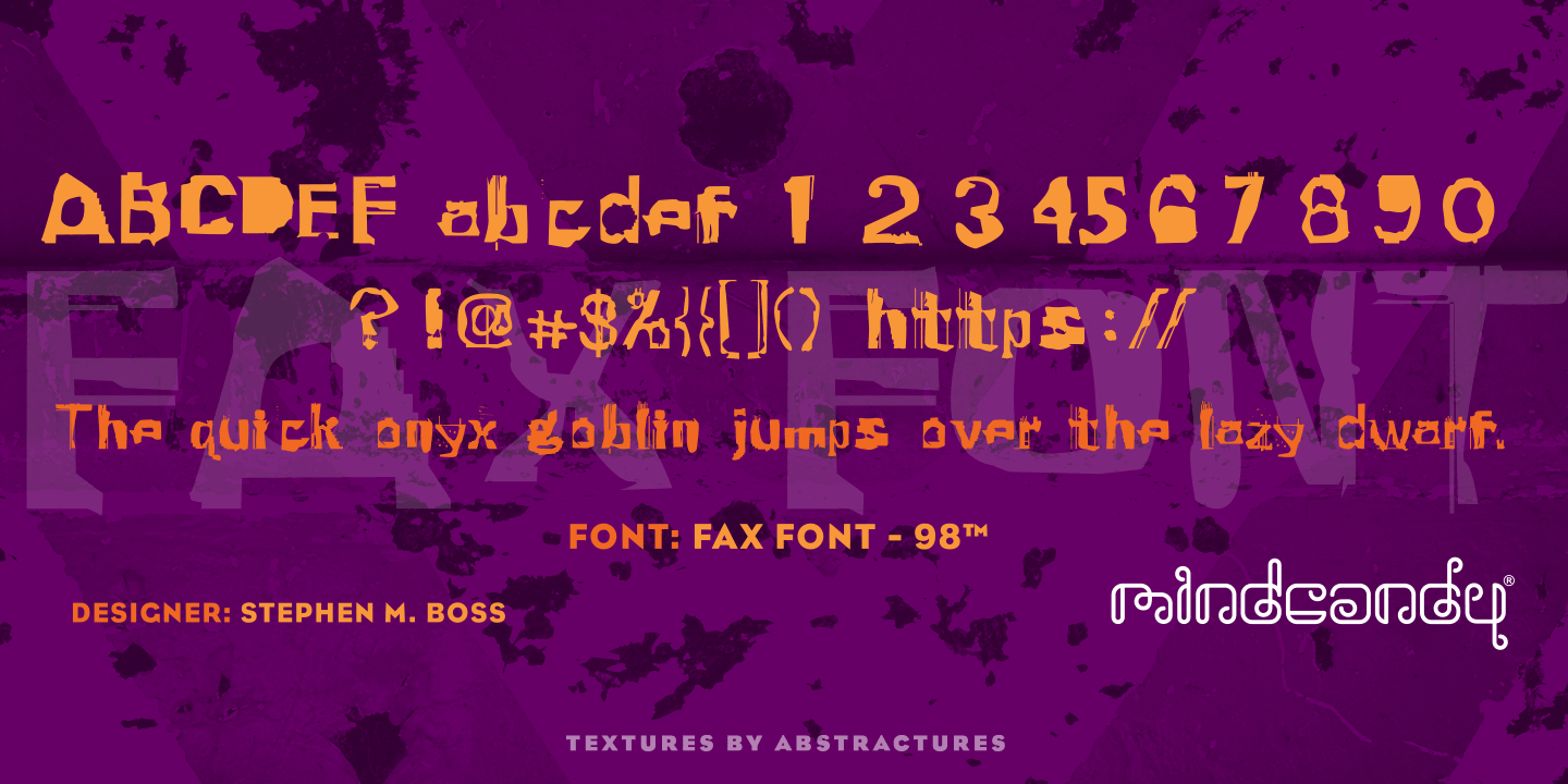 Faxfont™ Font