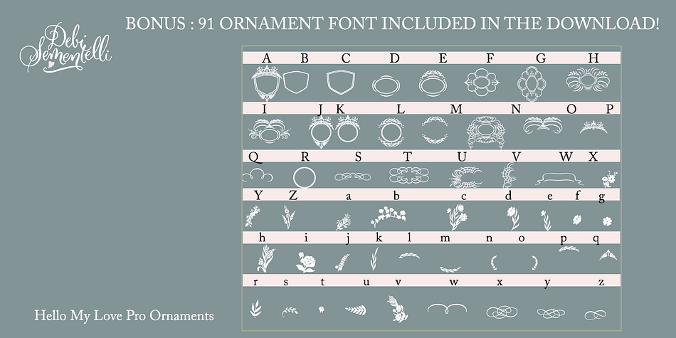 Hello My Love Pro Font