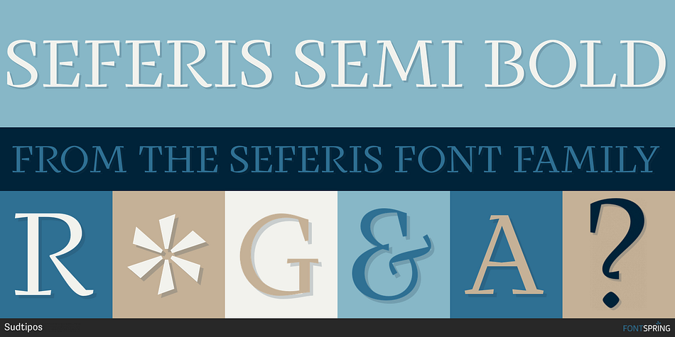 Seferis Semi Bold Font