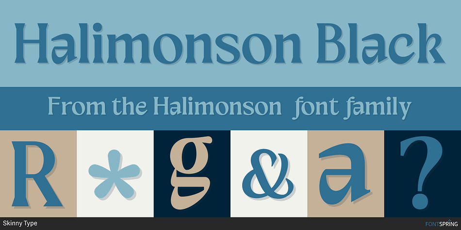 Halimonson Black Font