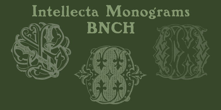 Intellecta Monograms Font