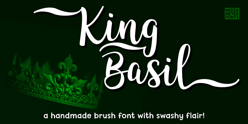 King Basil Regular Font